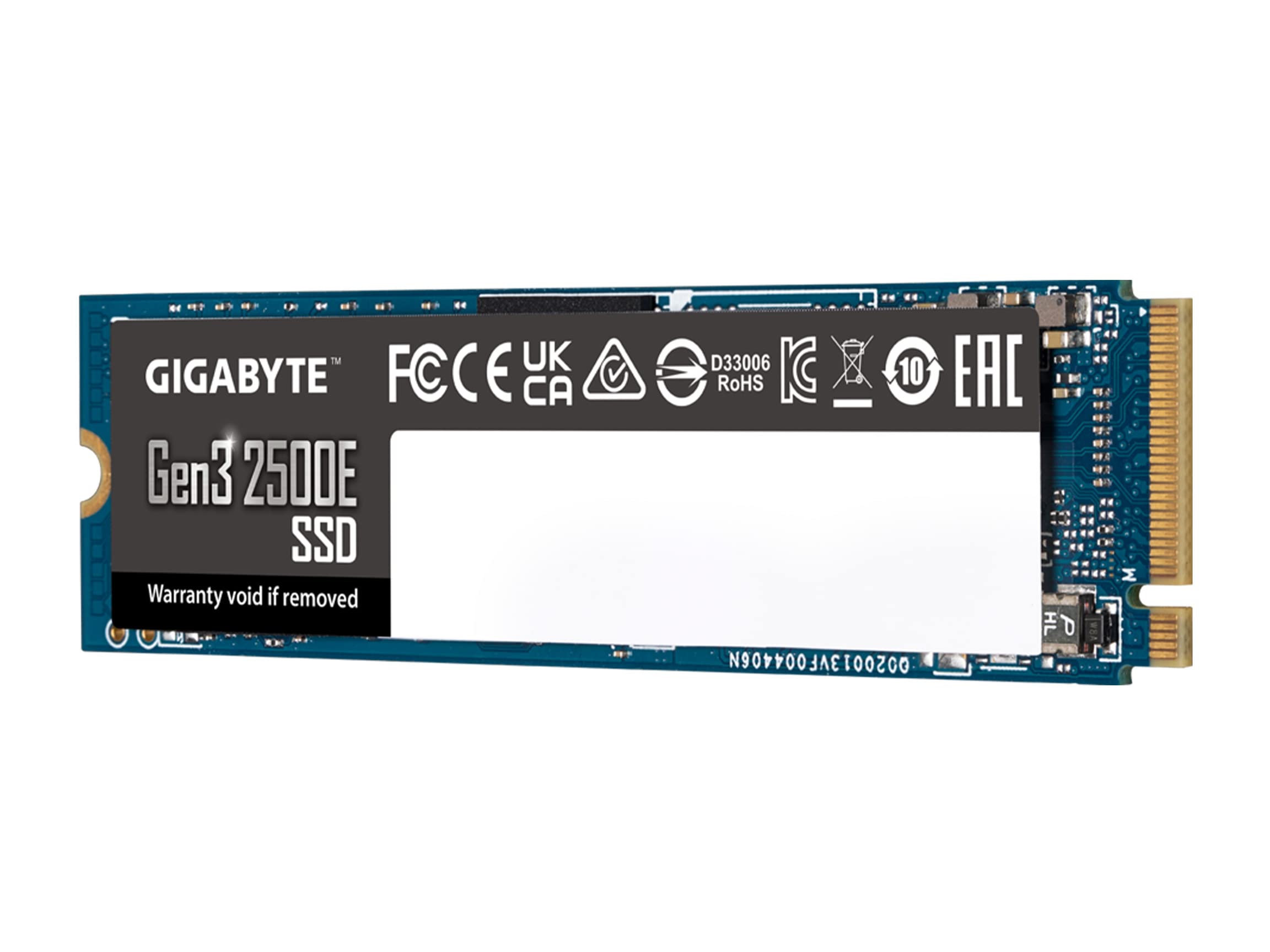 GIGABYTE Gen3 2500E SSD 1TB NVMe M.2 Internal Solid State Hard Drive with Read Speed Up to 2400MB/s, Write Speed Up to 1800 MB/s, Host Memory Buffer Supported, (G325E1TB)