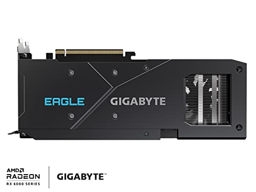 Gigabyte Radeon RX 6650 XT Eagle 8G Graphics Card, WINDFORCE 3X Cooling System, 8GB 128-bit GDDR6, GV-R665XTEAGLE-8GD Video Card