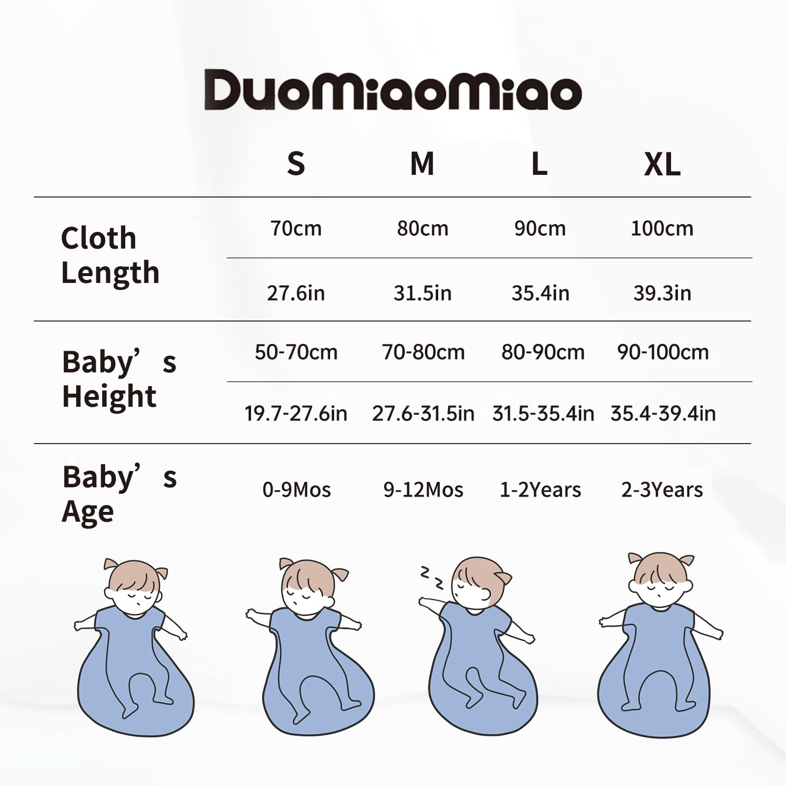 Duomiaomiao Baby Sleep Sack 24-36 Months 100% Cotton 2.5 TOG Winter Baby Wearable Blanket, Warm Quilted Comfy Toddler Sleeping Sack