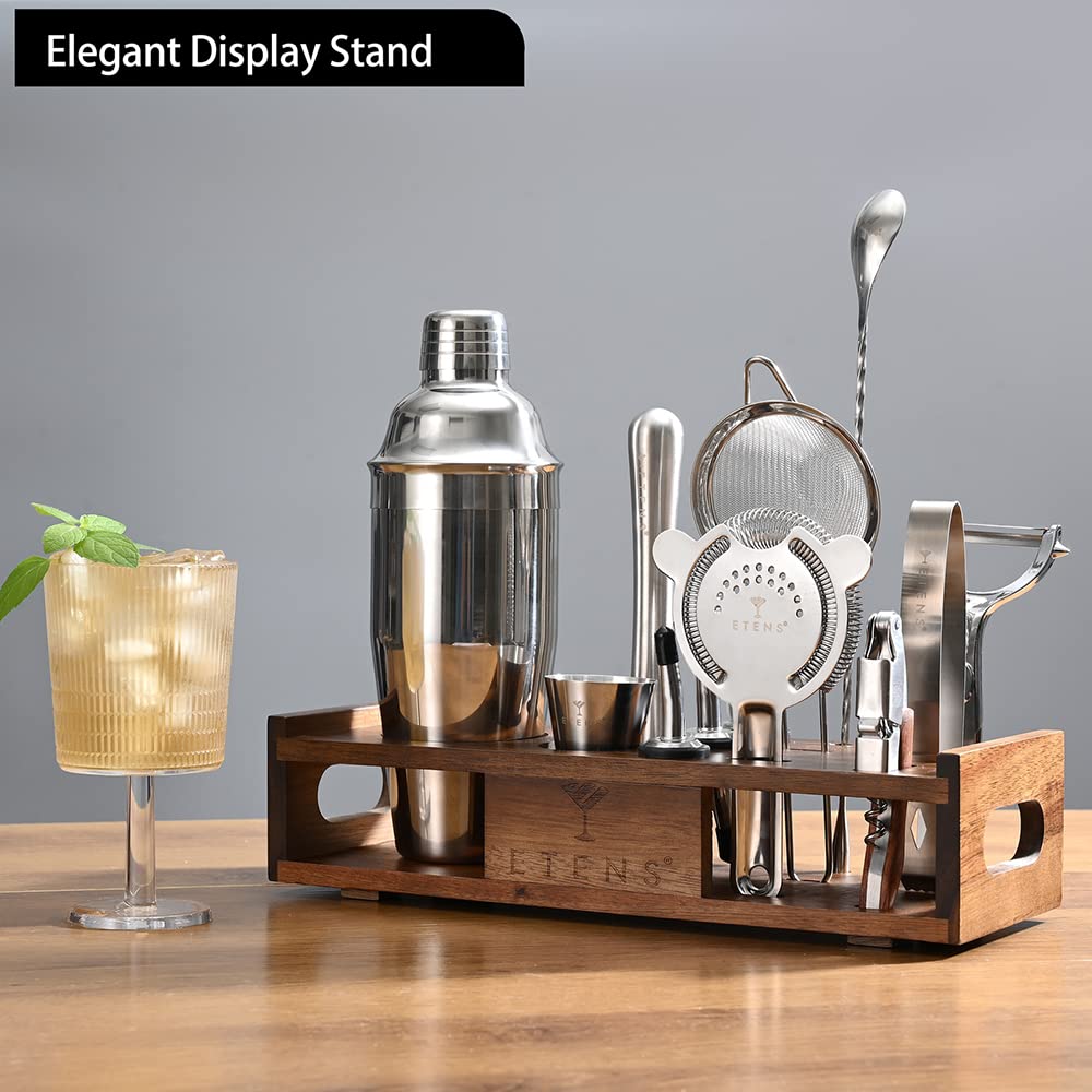 Etens Boston Shaker and Cobbler Bartender Kit Bundle