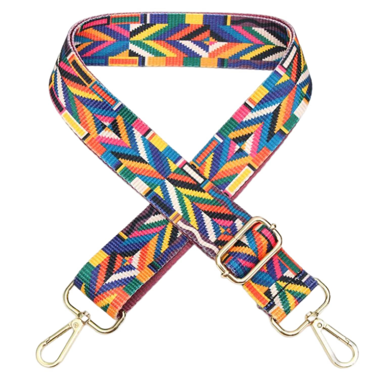 Generic Purse Straps Replacement Crossbody Wide Adjustable Guitar Purse Strap Multicolor Handbags Shoulder Strap, 15cm*6cm*3cm