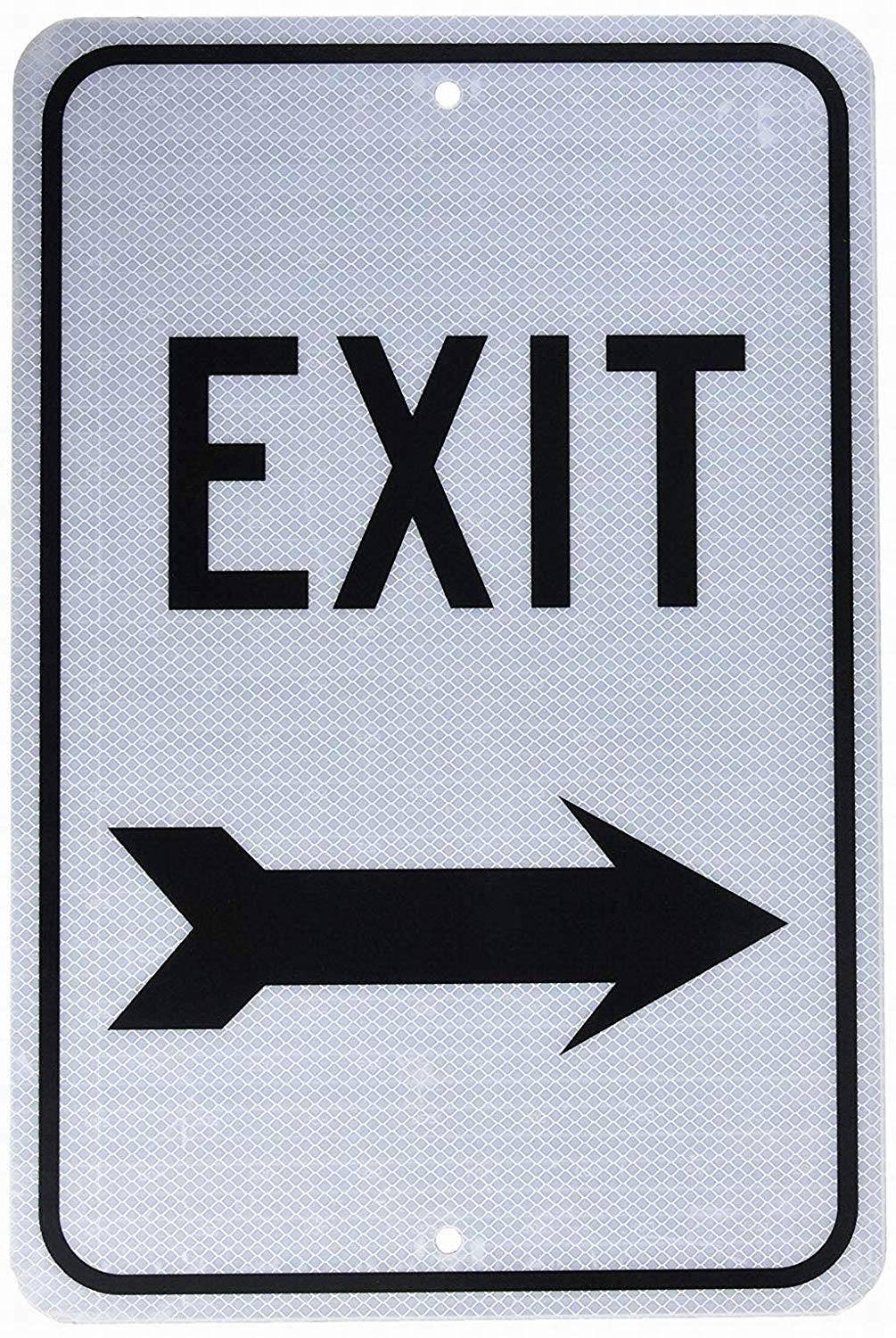 DYLAN MILLER Road Sign EXIT 12 x 16 Inches Metal Sign