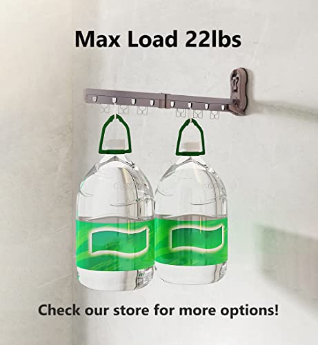 Portable Travel Clothes Rack with Clips, Vacuum Suction Folding Drying Rack for Travel, Hotels, RV, Car or Indoor
