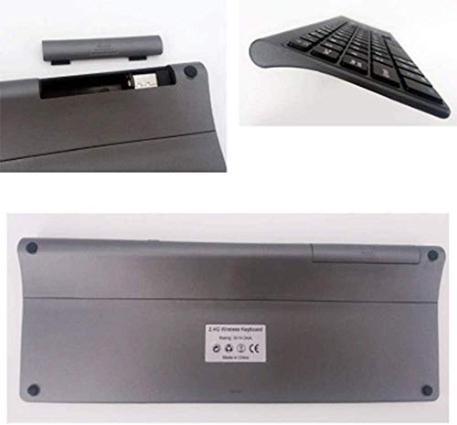 FEDRUI Wireless Mechanical Keyboard with Touchpad Keypad, PC Desktop Gaming Keyboard for Office