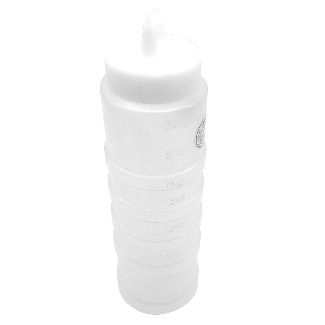 GARASANI 4 Hole Sauce Squeeze Condiment Bottles Dispenser (24oz - 700ml)