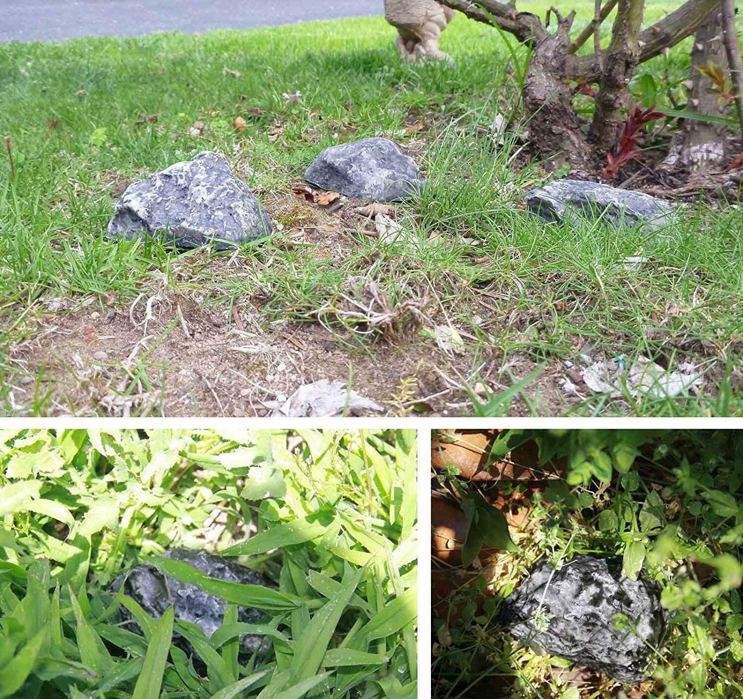 FingerLakes Hide-A-Spare Key Fake Rock - Looks, Feels & Weighs Like Real Stone - Safe for Gardens, Yards, Geocaching