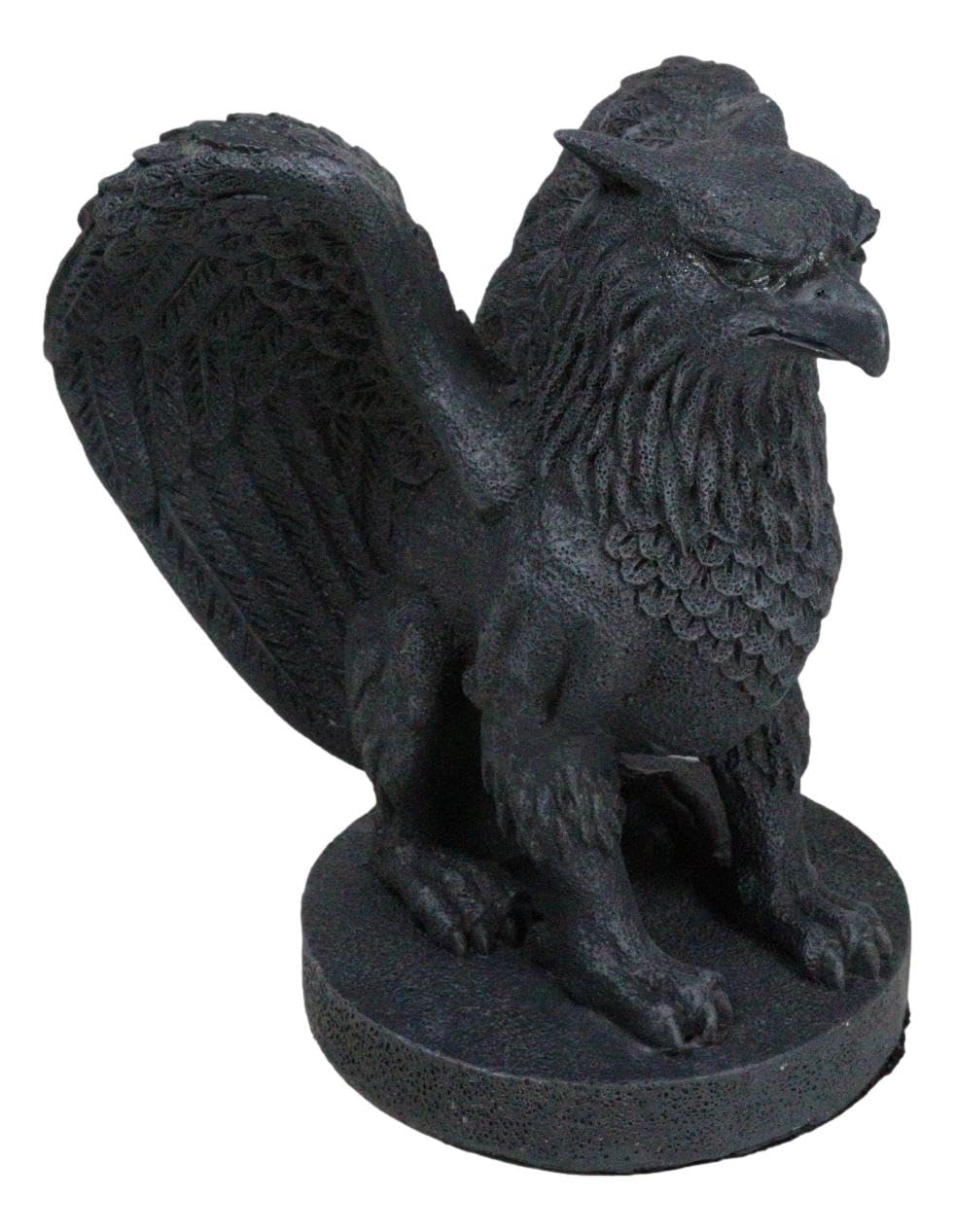 Ebros Gift Mythical Winged Griffon Griffin Eagle Lion Gargoyle Statue Faux Stone Resin Home Decor Figurine 6.75" Tall Gothic Sculptures Statues and Figurines Might and Magic Heroes and Royalty Symbol