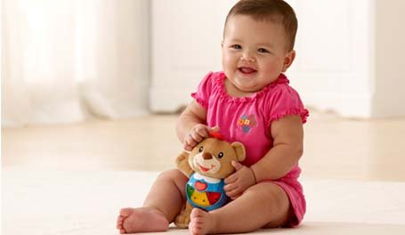VTech Happy Lights Bear, Brown