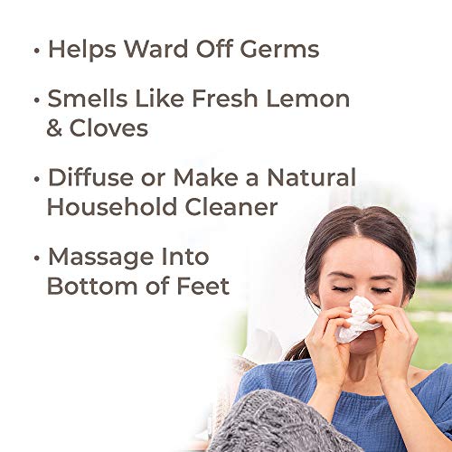 Plant Therapy Germ Fighter Essential Oil Blend 100% Pure, Undiluted, Natural Aromatherapy, Therapeutic Grade 30 mL (1 oz)