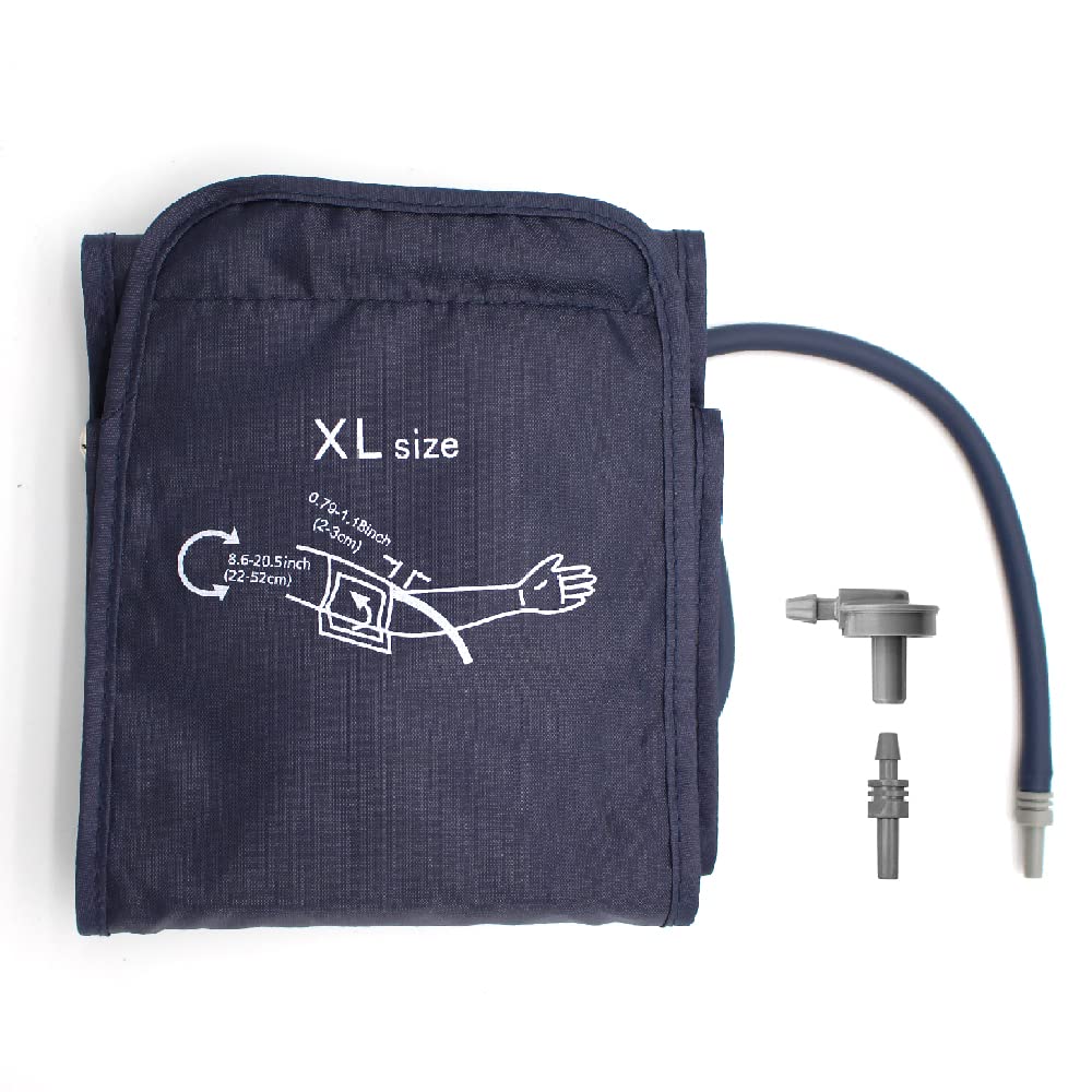 Extra Large Blood Pressure Generic Replacement Cuff,Extra Large Cuff Applicable for 8.6"-20.5" Inches (22-52cm) Big Arm Home Use,only Cuff,BP Machine Not Included