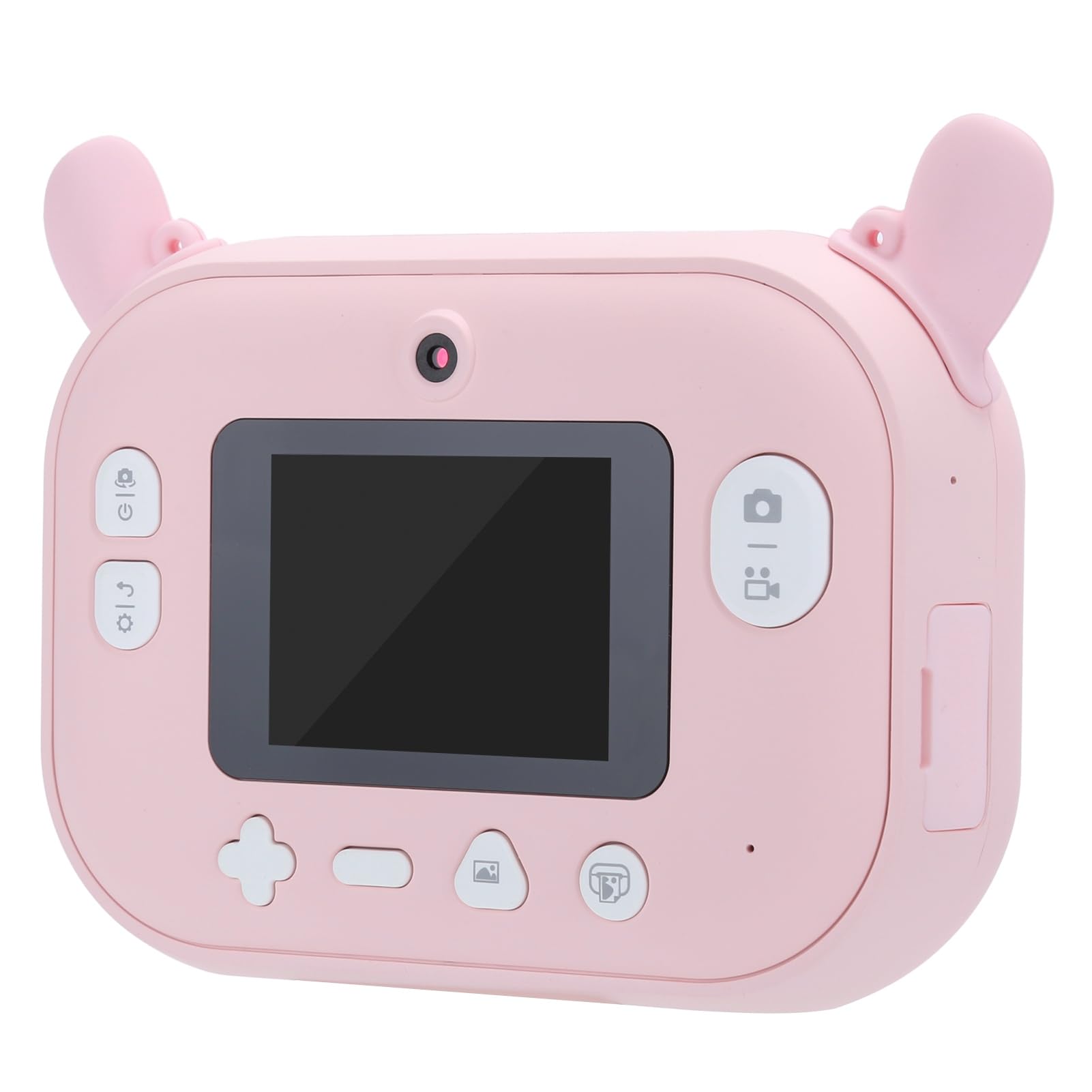 EBTOOLS Kids Digital Camera, Print Kids Camera with Dual Camera Lens, Mini 2.4 Inch HD Cute Camera with Print PaperStickerColor Pens,Gifts for Girls and Boys