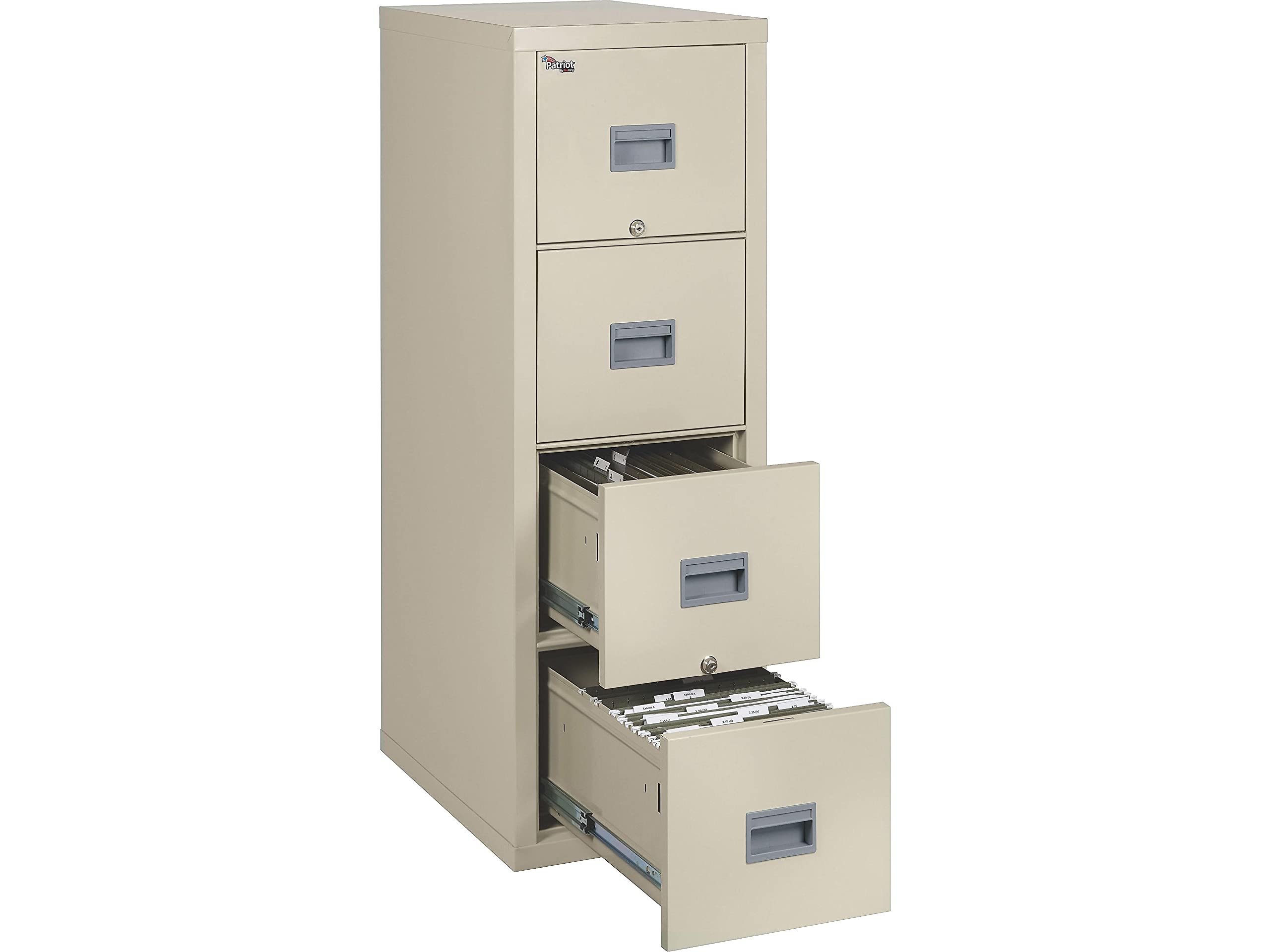 Fireproof 4-Drawer Patriot Insulated Fire File Finish: Parchment