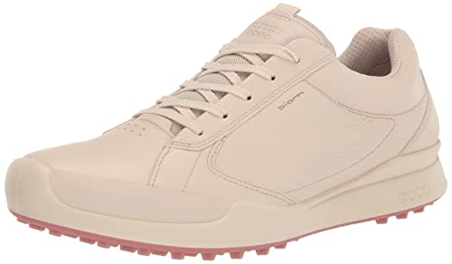 ECCO Women's Biom Hybrid Original Hydromax Water Resistant Golf Shoe, Limestone, 8-8.5