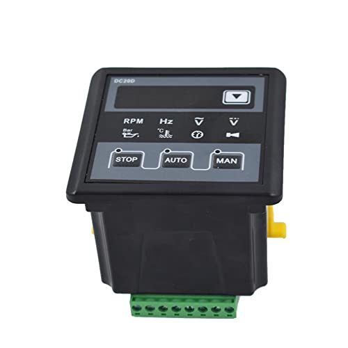 kimllier DC20D Generator Controller Electronic Generator Controller Module Control Panel DC8-36V