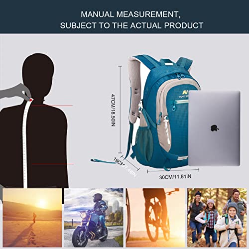LOCALLION Hiking Daypack, Waterproof Hiking Backpack, 20/25L Cycling Biking Backpacks, Commuter Daypacks for Skiing Camping