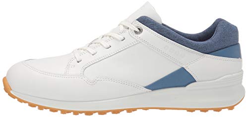 ECCO Women's Street Retro Hydromax Golf Shoe, White, 11-11.5