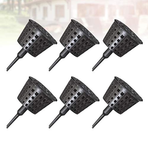Hemoton 20pcs Bonsai Fertilizer Box Mini Automatic Planting Fertilizers Baskets Slow Release Fertilization Container for Bonsai Plant Food Pellet Flower Size L