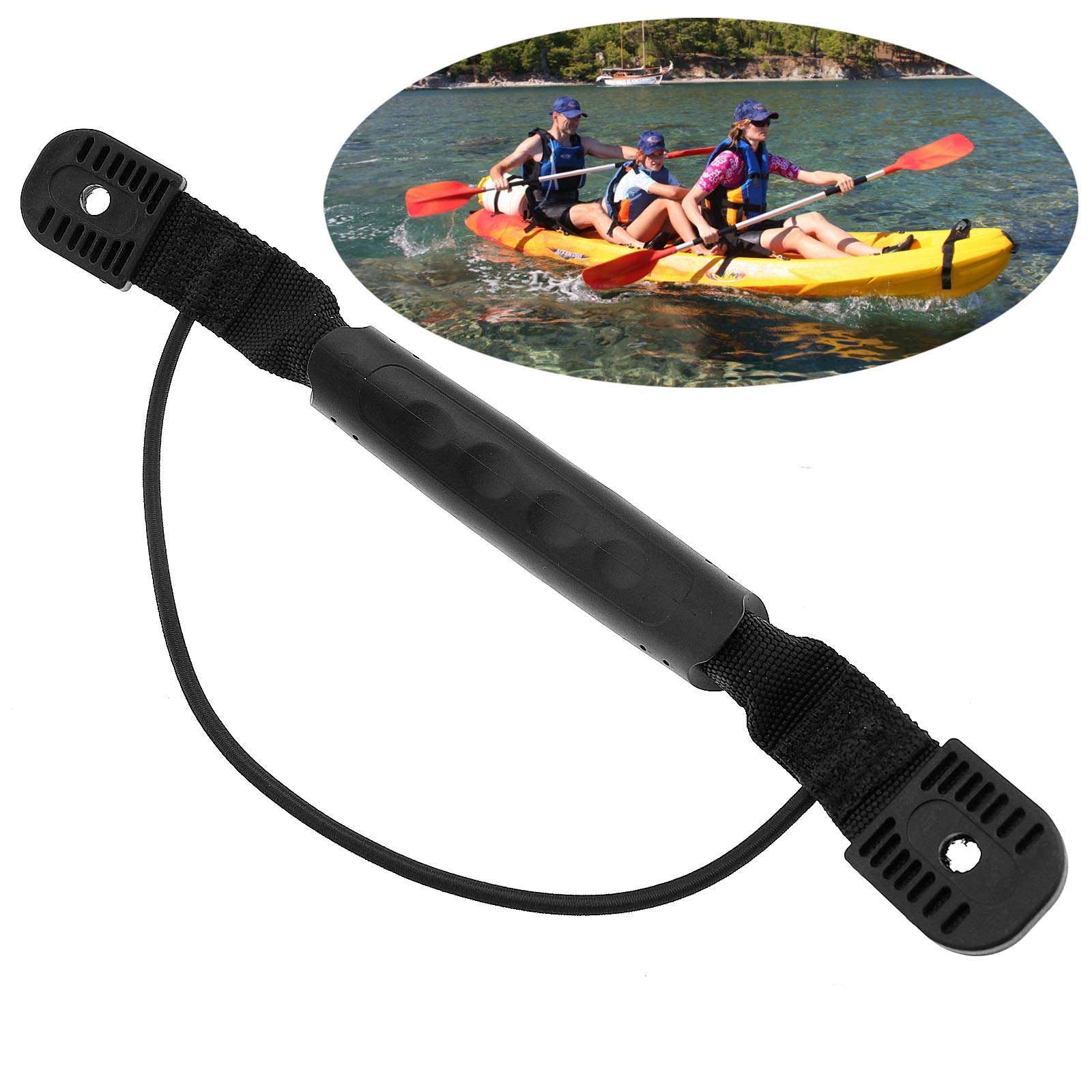 Create idea Create idea 2pcs Wear-Resistant Black Boat Side Mount Carry Handles Suitcase Door with Screws Accessories