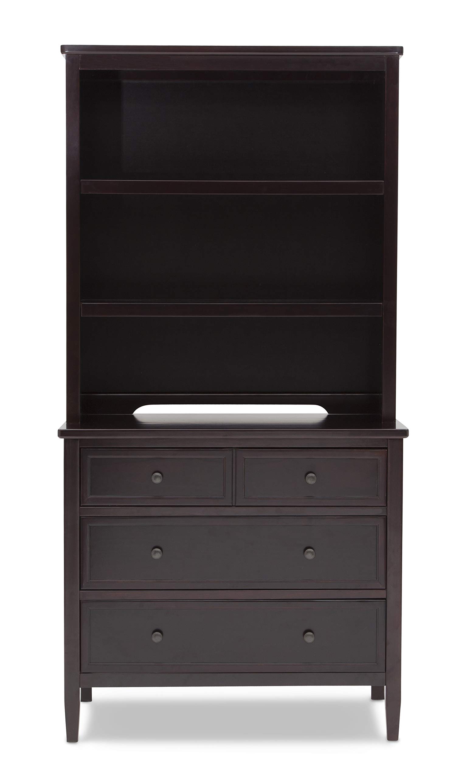 Delta Children Epic Bookcase for Books and Toys - Dark Chocolate