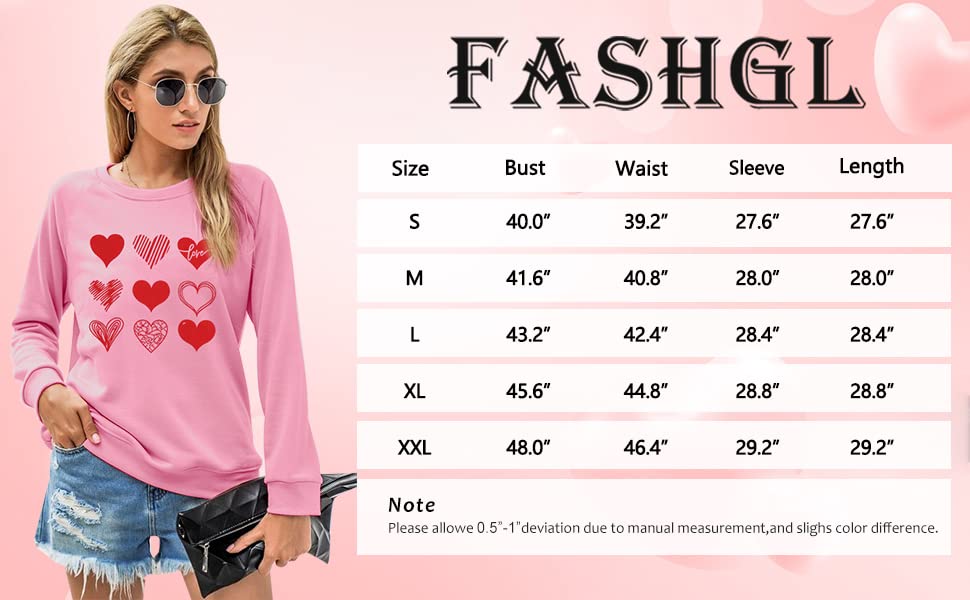 FASHGL Valentine's Day Sweatshirt