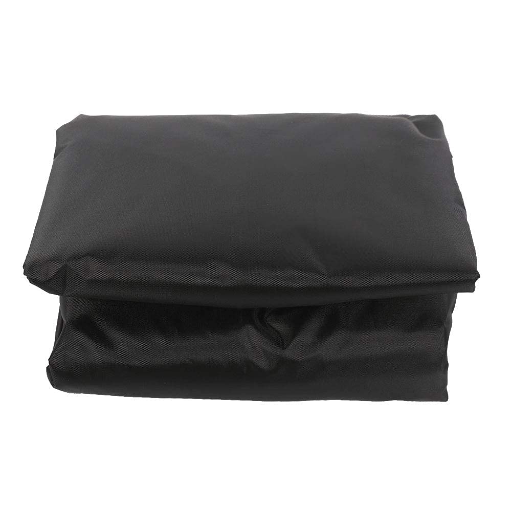 Liineparalle Swing Canopy Replacement, Waterproof Garden Chair Canopy Cover for Outdoor Patio Porch Yard, Top Cover Only (Black)