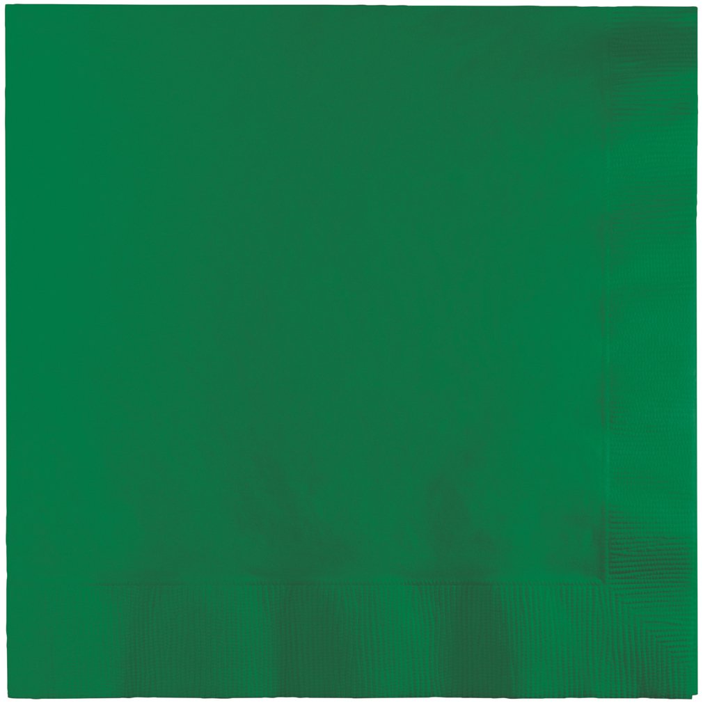 Creative Converting Beverage Napkin, One size, Emerald Green