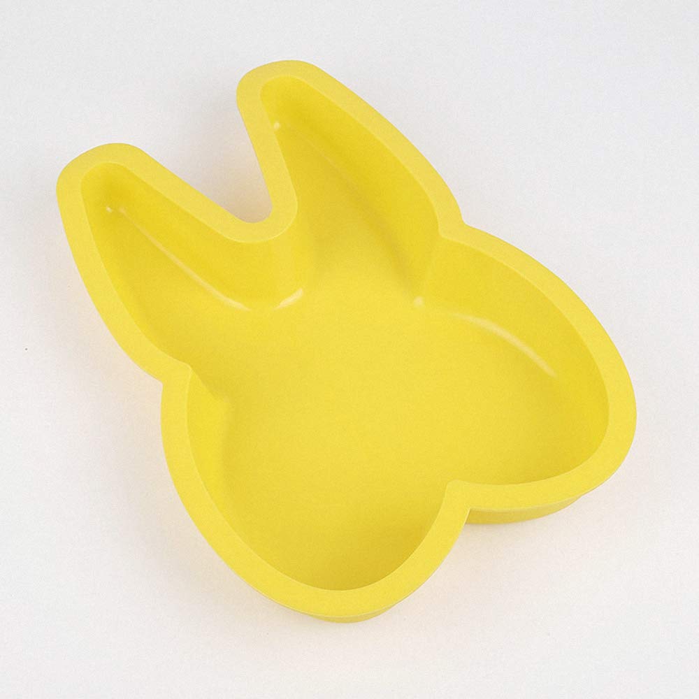 HiParty Tooth Cake Pan, Non-Stick Teeth Silicone Cake Bread Mousse Pie Flan Tart Baking Mold Kitchen Bakeware (12.4" X 9.8", Random Color)
