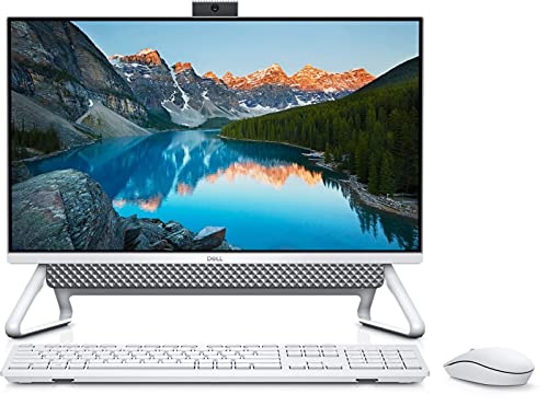 Dell Inspiron 5400 AIO Desktop, Intel Pentium Gold 2-Core Processor, 8GB DDR4 Memory, 256GB PCIe NVMe M.2 SSD, Windows 10 Home, 23.8" FHD Non-Touch Screen, Integrated Graphics