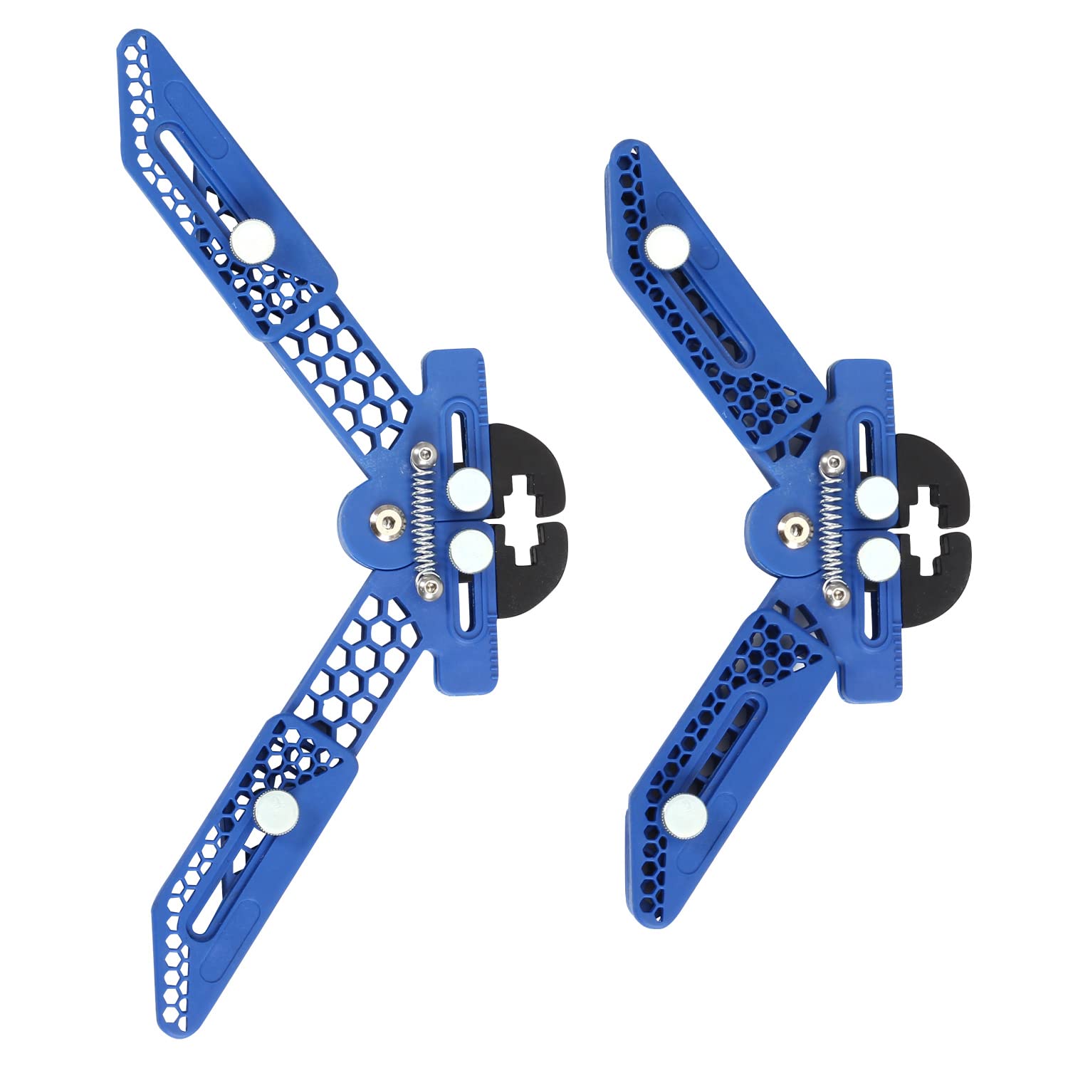 FENJANER Archery Bow Stand Bow Feet Bow Support for Compound Bow Hunting Shooting Adjustable Length (Blue)