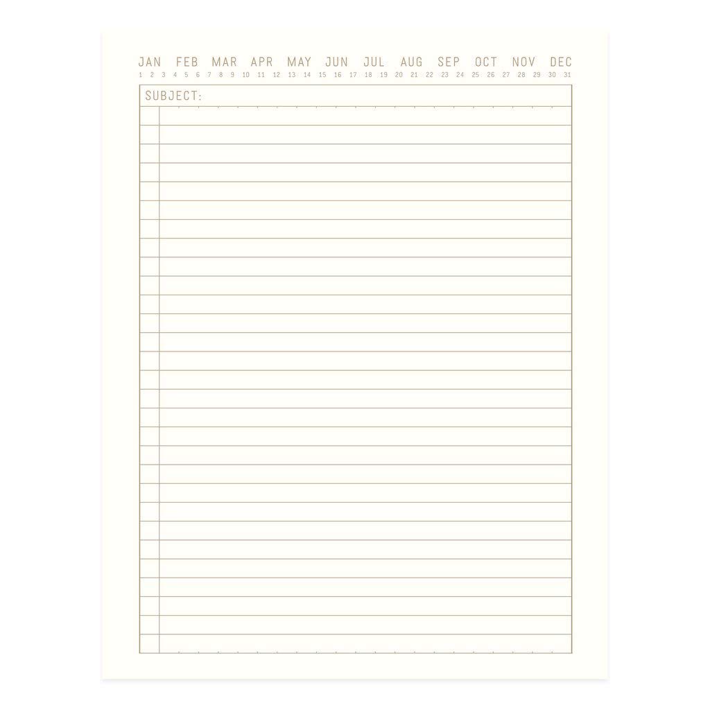 DesignWorks Ink Hard Cover Journal with Pen Holder, Grid Notes
