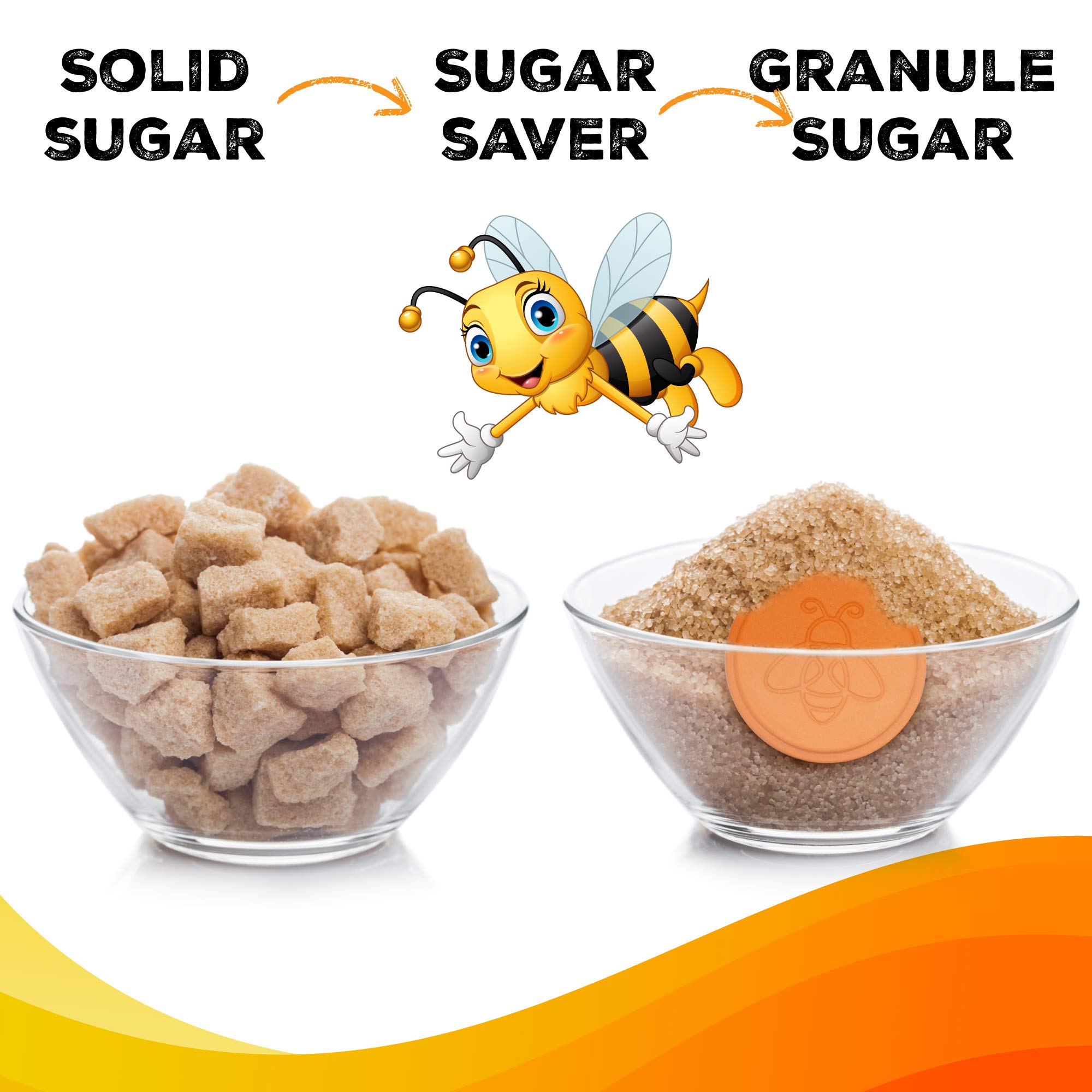 ENOLVO Terracotta Brown Sugar Saver- Brown Sugar Keeper Disc to Maintain Food Moisture During Storage - Terra Cotta Brown Sugar Bear Softener Alternative - 2Pack