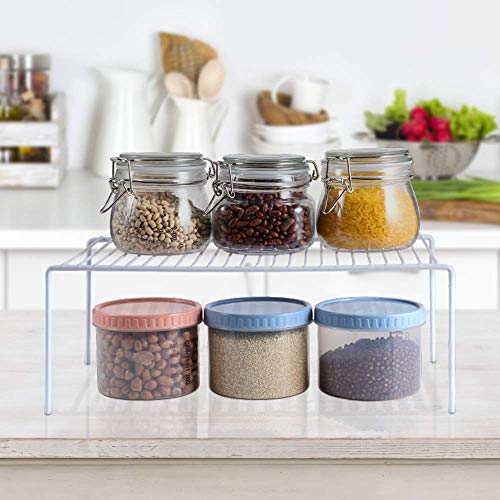 iPEGTOP Set of 2 Freezer Cabinet Shelf Rack & Wire Storage Freezer Baskets