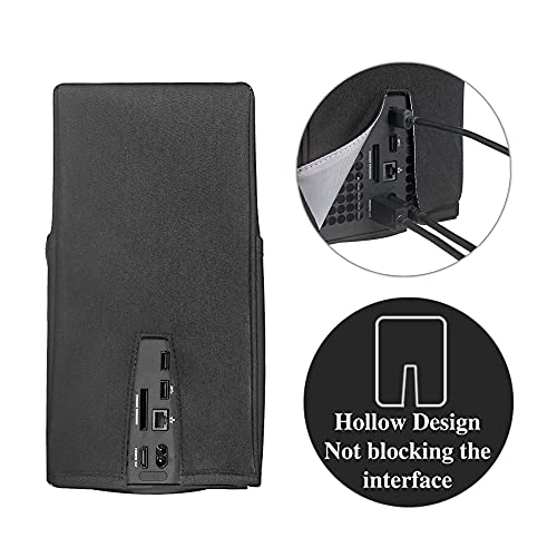 Dsut Cover for Xbox Series X Console Premium Nylon Cloth Anti Scratch Waterproof Cover Sleeve and Dust-Proof with Back Cable Port