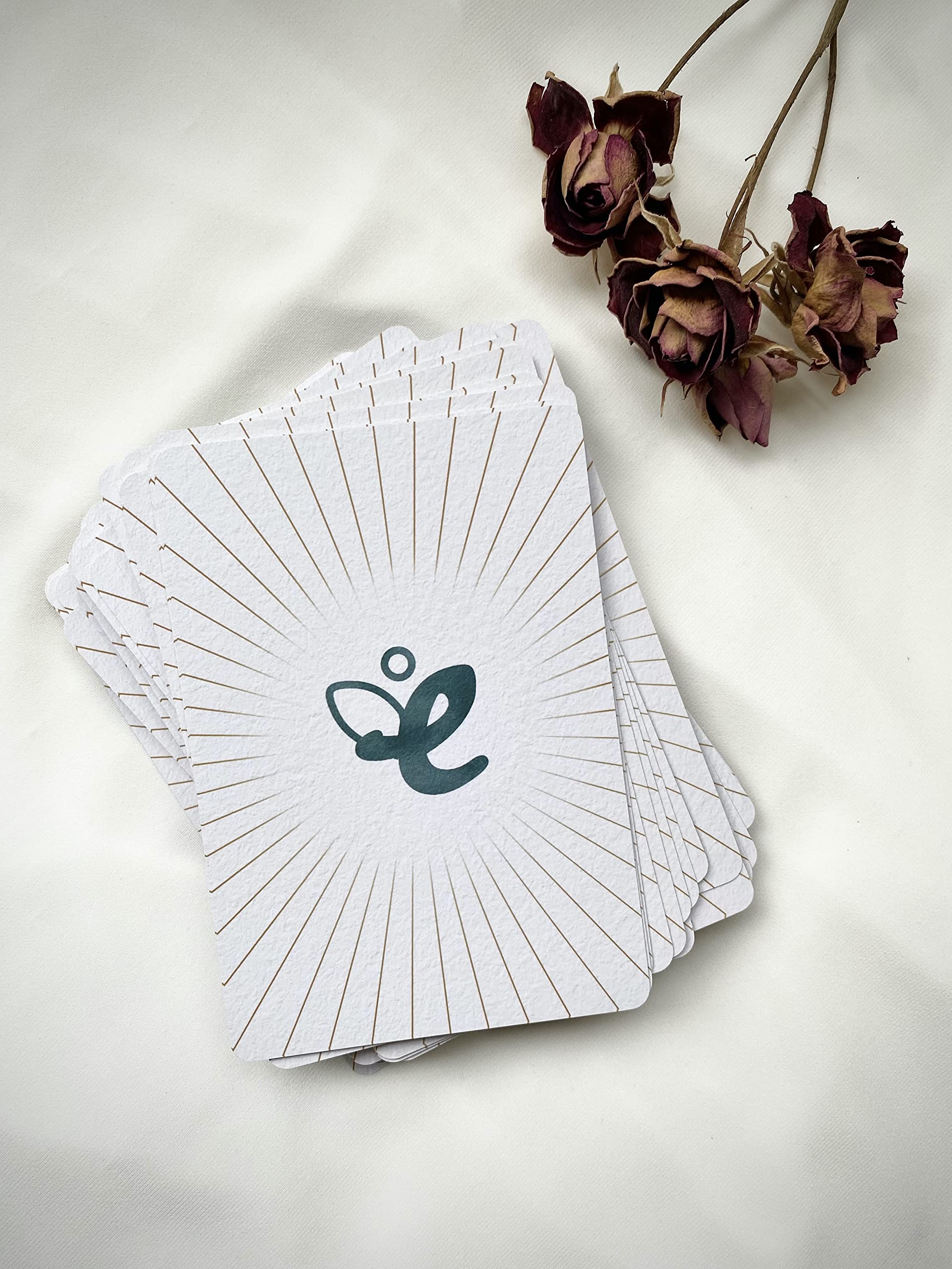 Erin Merrihew Mantra Card Deck | Daily Positive Affirmation & Motivational Cards | 52 Healing Messages for Self-Love & Empowerment