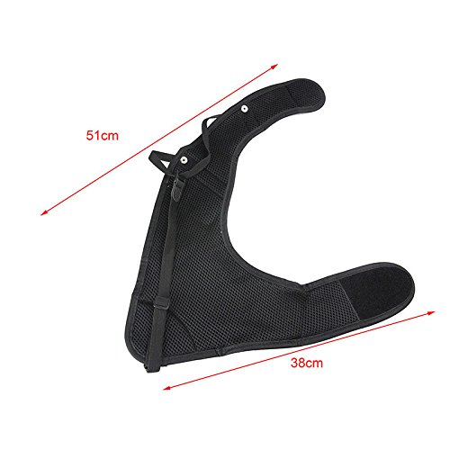 e5e10 1pcs Hunting Sports Archery Adjustable Chest Protector Guard Bow Arrow Safety Protective Chest Tool Back Gear Guard Safe Protection