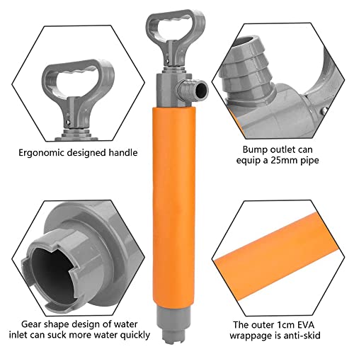 GIUIN Bilge Pump Water Pump Hand Pump Boat Hand Pump Bilge Pump for Kayaks Canoes and Boats Accessories