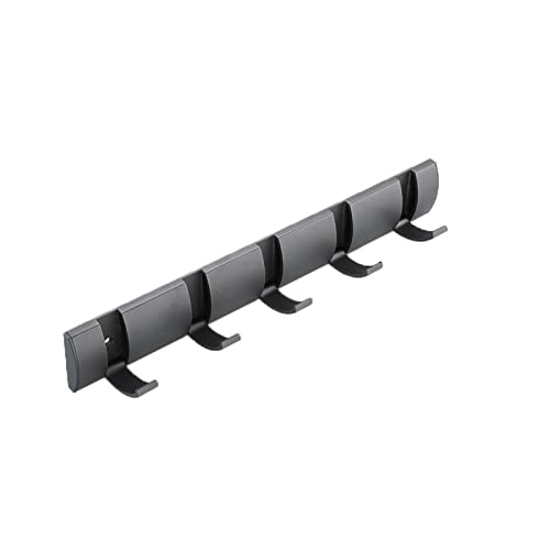 GOOFFY Door Metal Hooks for Hanging Invisible Key Hanger Clothes Robe Hooks Row Hooks Wall Mounted Hook for Rack/Holder/Shelf Door Hooks for Kitchen/Bathroom Hanger