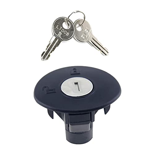 FANLIDE Locking Fuel Gas Plug Cap w/Keys, 8U5Z-9C268-B, Compatible With 2009 2010 2011 2012 2013 2014 Ford F150