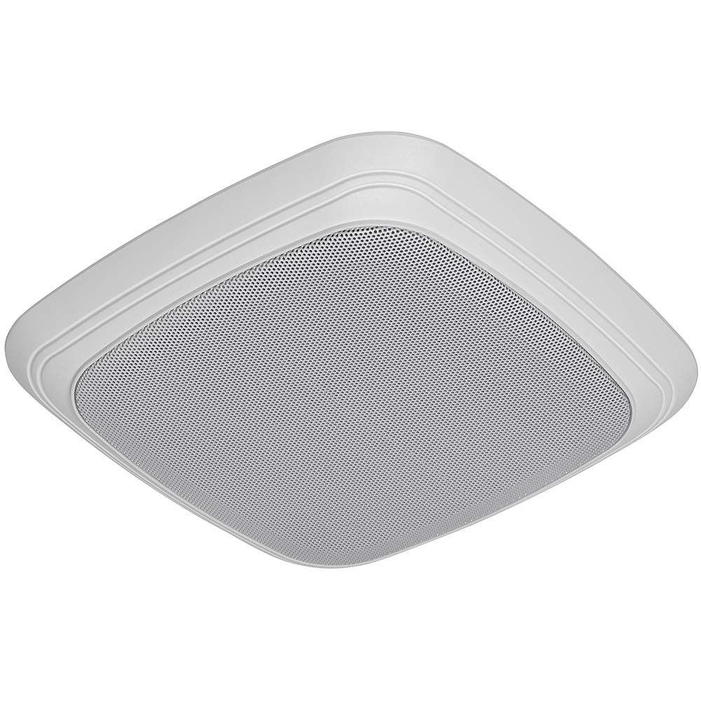 Homewerks Worldwide 7130-04-BT Bathroom Fan Bluetooth Speaker with Broan-NuTone 636 Steel Roof Vent Cap for Bathroom Ventilation Fans