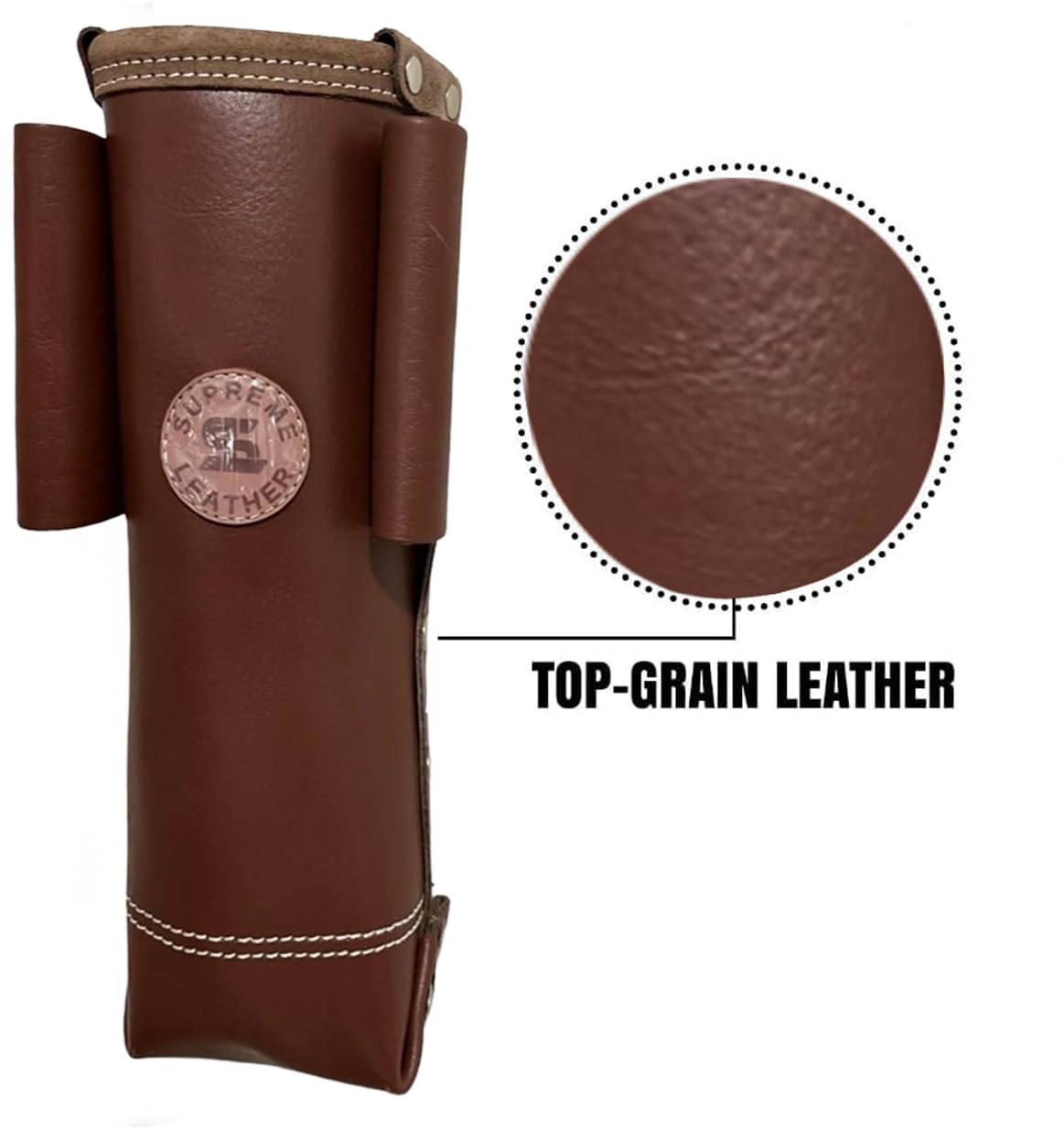 Heavy Duty Leather Welding Rod Holder/Electrode | Welding Rod Pouch/Bag Reinforced Bottom