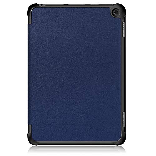 EpicGadget Case for Amazon Fire HD 8 / Fire HD 8 Plus (10th Generation, 2020 Released) - Lightweight Tri-fold Stand Auto Wake/Sleep Folio Cover Case + 1 Screen Protector and 1 Stylus (Navy Blue)