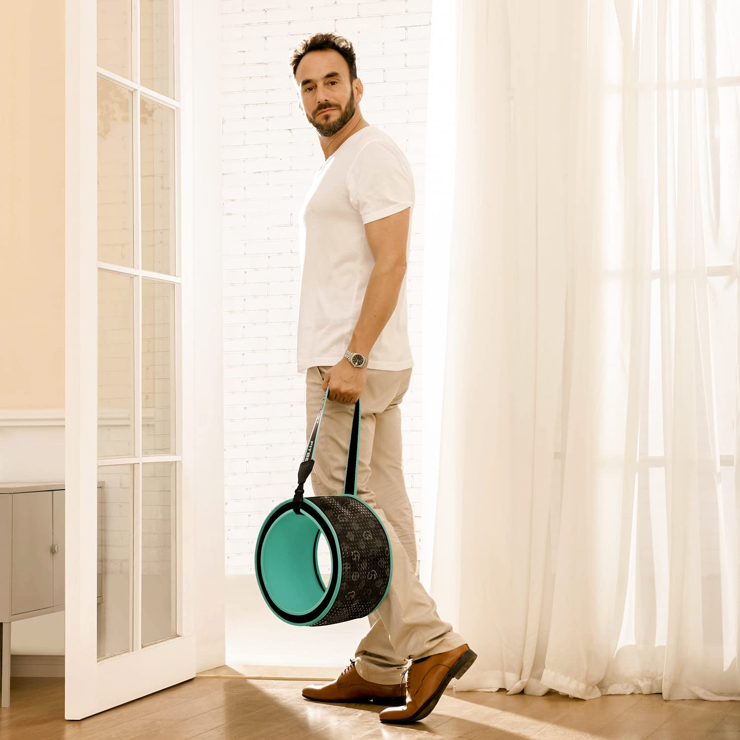 FitBeast Back Roller Clothes for 11-13" Foam Roller, Protect Your Back, Convenient & Portable(No Back Roller Included)