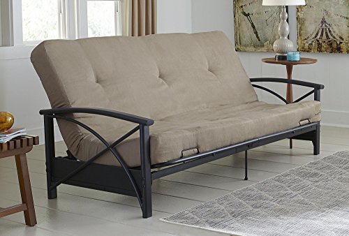 DHP Value 6" Microfiber Futon Mattress, Full, Tan