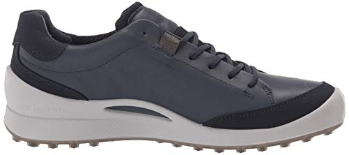 ECCO Men's Biom Hybrid Hydromax Water-Resistant Golf Shoe, Ombre/Buffed Silver/Night Sky, 10-10.5