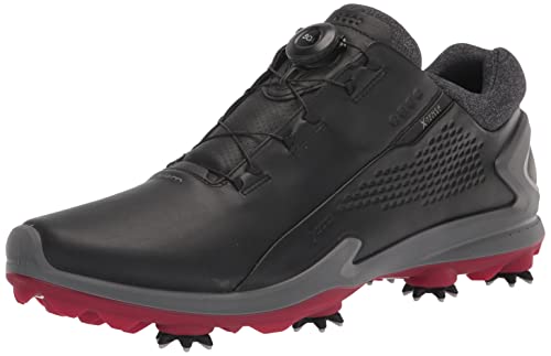 ECCO Men's Biom G 3 BOA Gore-Tex Golf Shoe, Black, 13-13.5