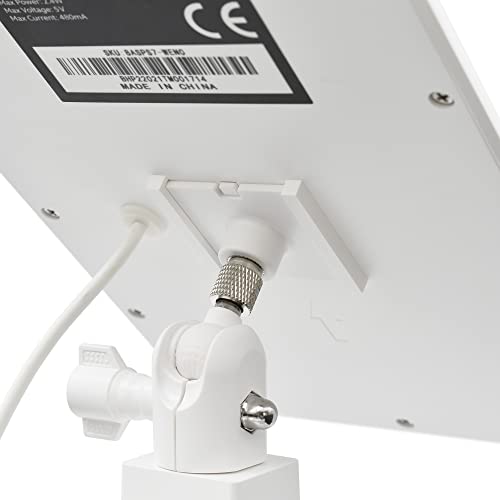 Holicfun Universal Solar Panel Gutter Mount for Ring, Arlo, Eufy, Wyze, Reolink Solar Panels and More (White)
