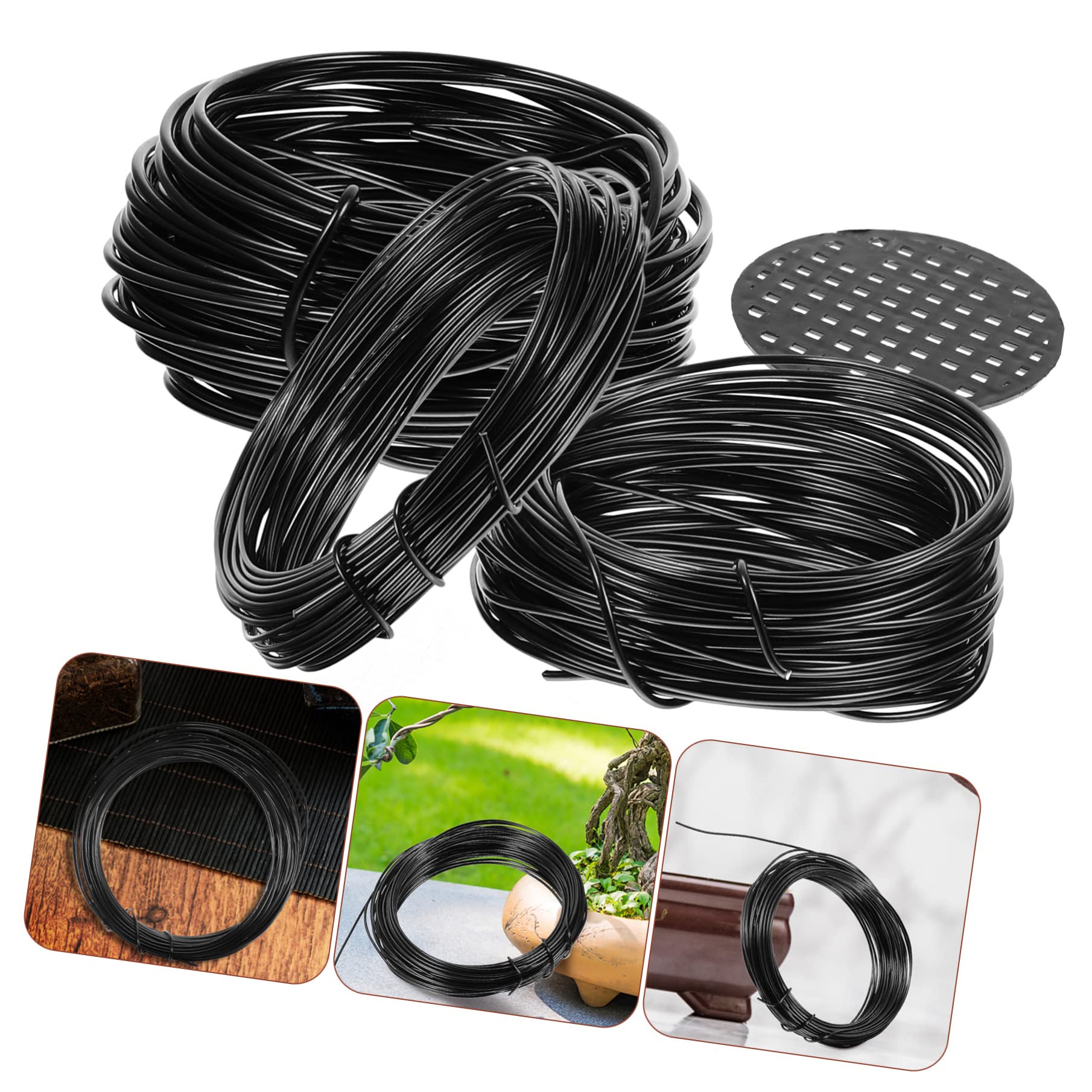 EXCEART 1 Set Aluminum Wire Set DIY Kits Green Wire Green Suits Hand Molding Kit Metal Frame Green Plants Metal Plants Greenery Weaving Kit Plant Training Wire Copper to Weave Molding Line