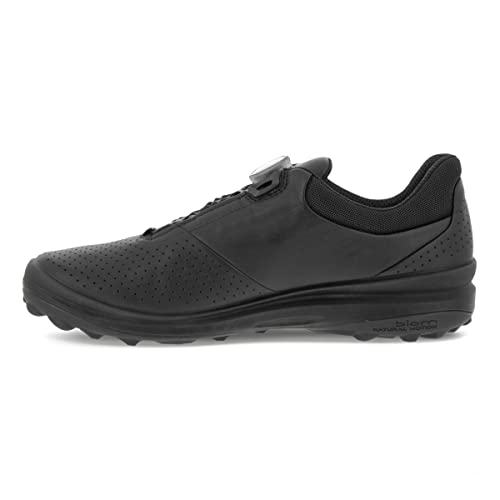 ECCO Men's Biom Hybrid 3 BOA Hydromax Water Resistant Golf Shoe, Black, 10-10.5