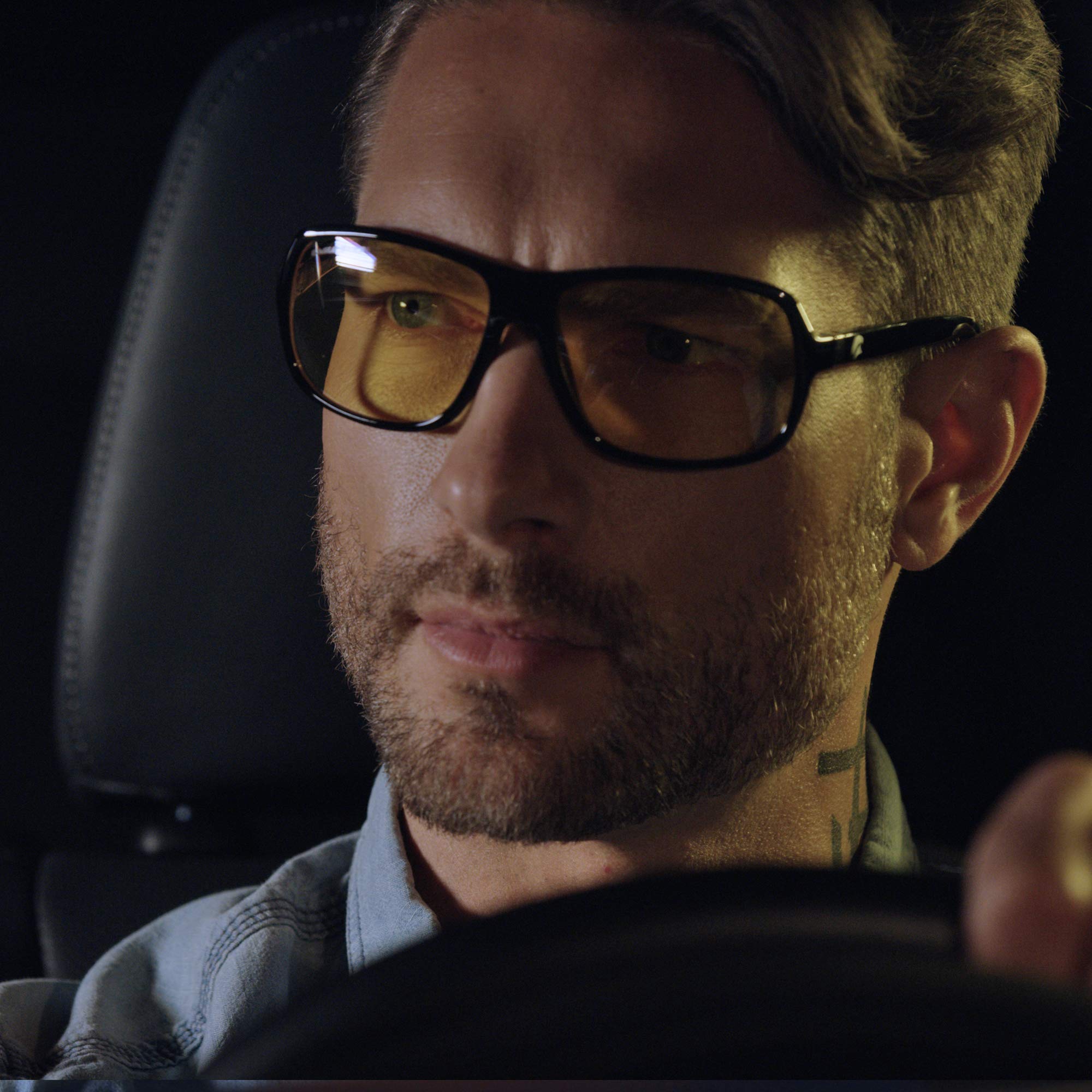 Eagle Eyes NIGHT-LITE NAVIGATOR NIGHT DRIVING Glasses- Tortoise