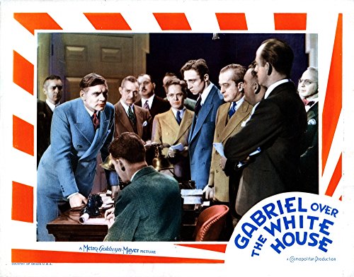 Posterazzi Gabriel Over The White House Walter Huston Mischa Auer C. Henry Gordon 1933 Movie Masterprint Poster Print, (28 x 22)